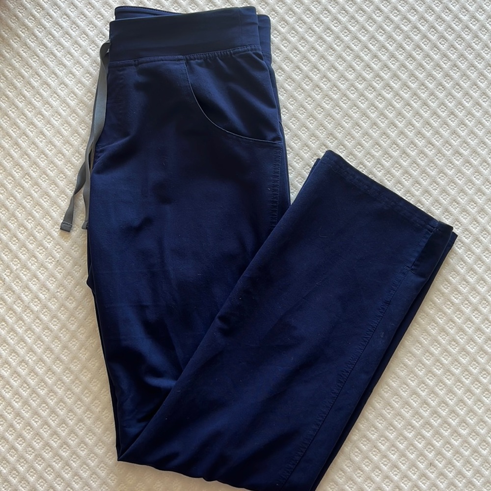 Navy Blue Figs Kade Cargo Pants - Gem